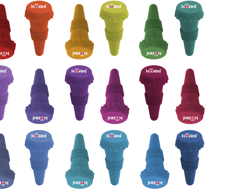 Das KoRKi Original: Kronkorken aus Silikon mit Ihrem LOGO