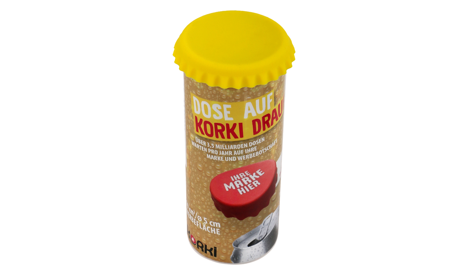 Das KoRKi Original: Kronkorken aus Silikon mit Ihrem LOGO